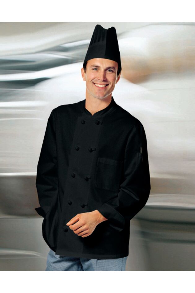 Thomas Chef Jacket - Black | Everyday Uniforms